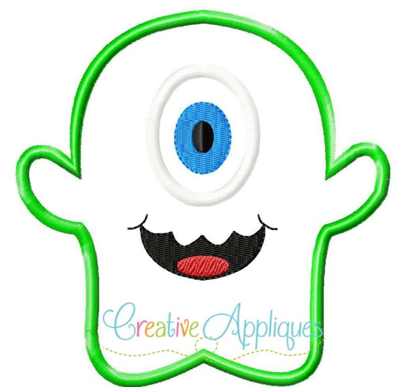 Oval Monster Applique - Creative Appliques