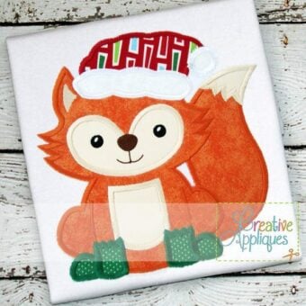 Reading Fox Applique - Creative Appliques
