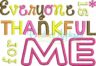 Everyone is Thankful for Me Applique - Creative Appliques