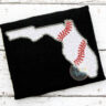 Florida State Baseball Applique - Creative Appliques