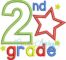 2nd Grade Star Applique - Creative Appliques