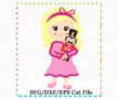 Nutcracker Clara Cutting File SVG DXF EPS - Creative Appliques