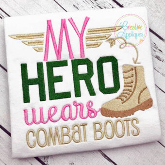 Military Hero Set Embroidery - Creative Appliques