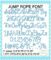 Jump Rope Embroidery Font - Creative Appliques