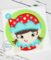 Elf Girl Circle Applique - Creative Appliques