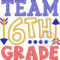 Team 6th Grade Applique - Creative Appliques