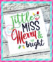 Little Miss Merry and Bright Embroidery - Creative Appliques