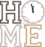 Home Clock Applique - Creative Appliques