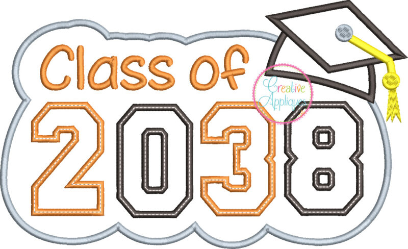 Class of 2038 Applique - Creative Appliques