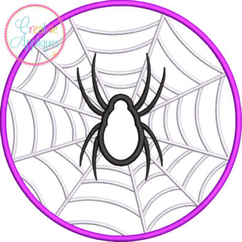 Spider Web Applique Design - Creative Appliques