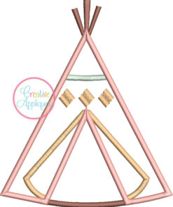 Teepee Applique Design - Creative Appliques