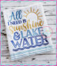 Lake Embroidery Design Set - Creative Appliques