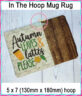 Autumn Leaves and Lattes Please Mug Rug In The Hoop Embroidery Design ...