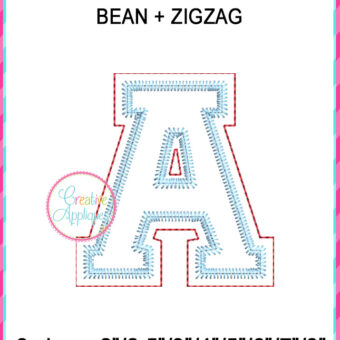 APPLIQUE FONTS Machine Embroidery Designs - Creative Appliques