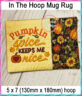 Fall Mug Rug In The Hoop Embroidery Design Set - Creative Appliques