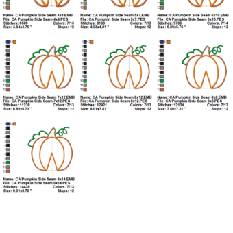 SIDE SEAM DESIGNS MACHINE EMBROIDERY DESIGNS - Creative Appliques