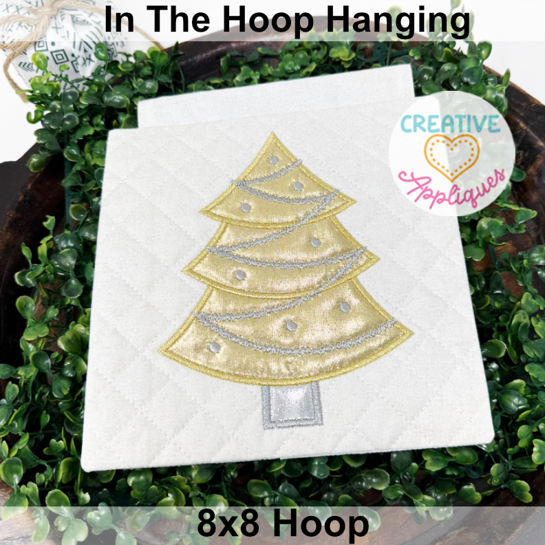 Let Us Sew Mini Hanging Embroidery Design 8x8 - Creative Appliques