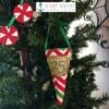 Peppermint Banner In the Hoop Design