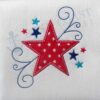 Swirly Star applique design